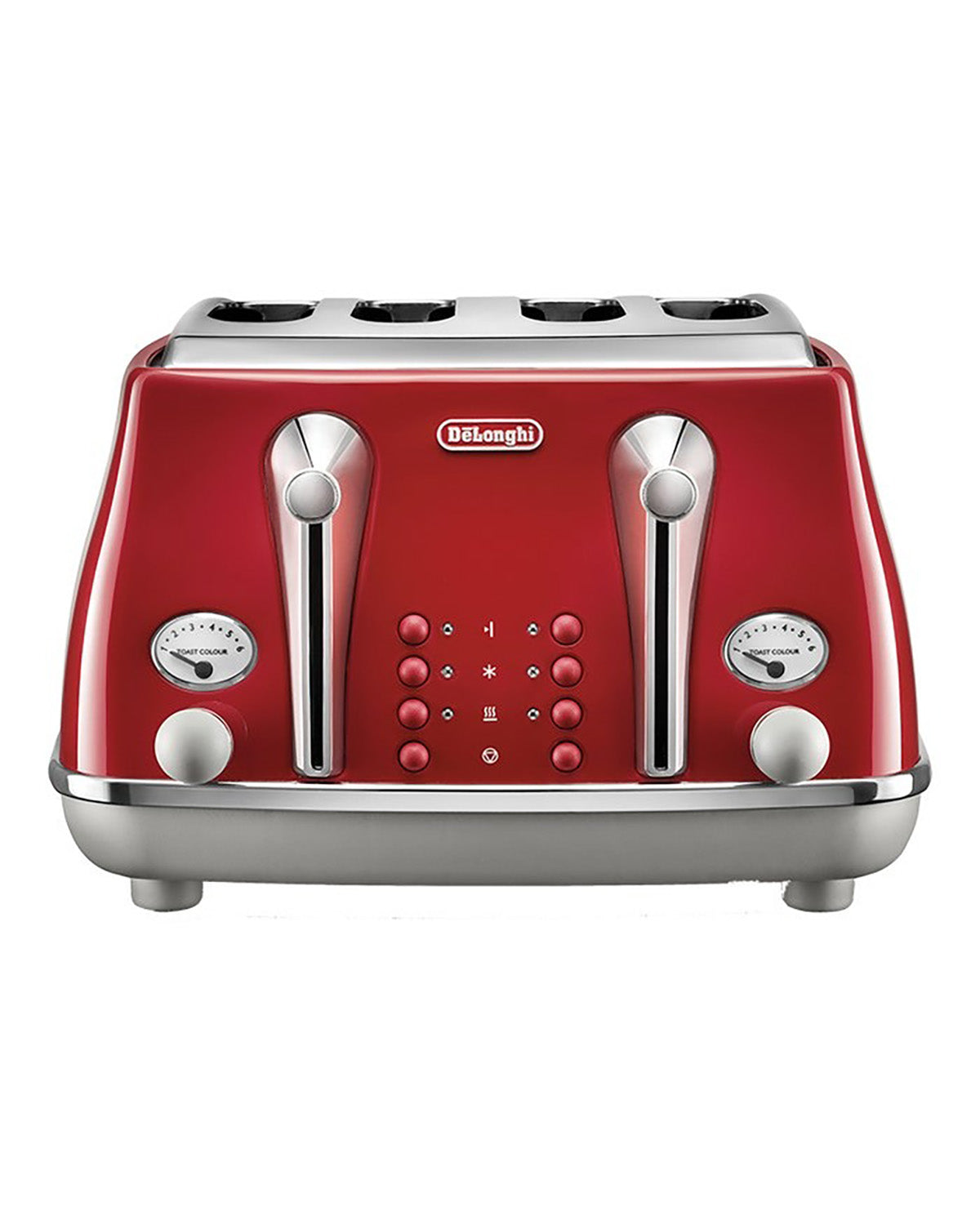 DeLonghi Icona Capitals 4 Slice Toaster - Tokyo Red – Billy Guyatts