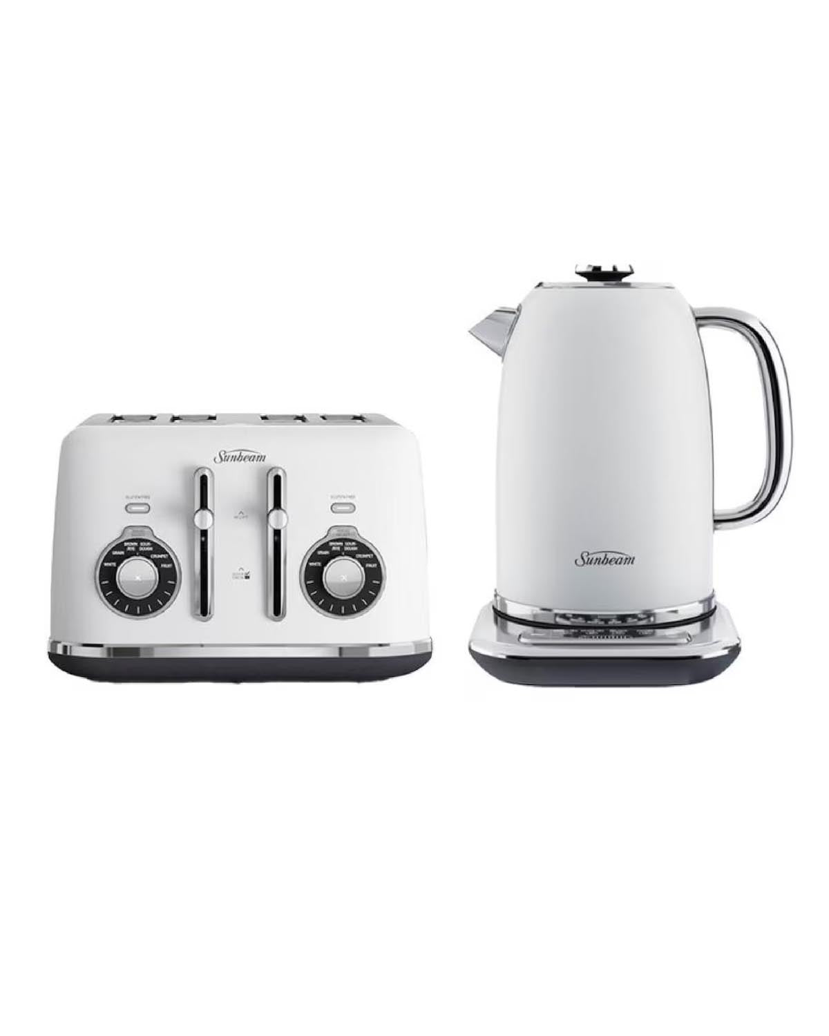 Sunbeam White TA2840W Toaster & KE2800W Kettle Bundle – Billy Guyatts